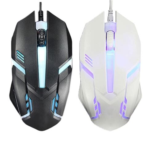 Ergonomic Wired Gaming Mouse Button Led 2000 Dpi U Grandado