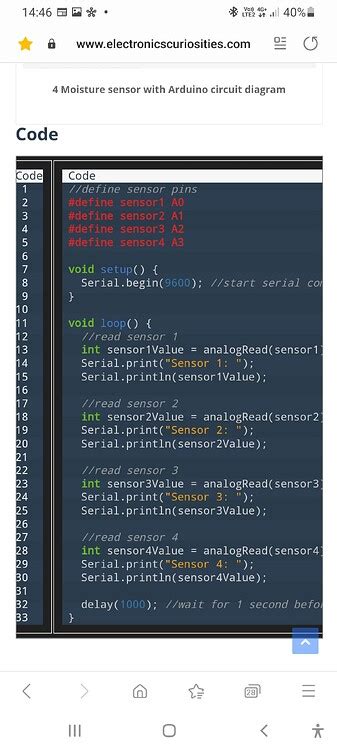 Meerdere Planten Vochtigheid Meten Met Display Nederlands Arduino Forum