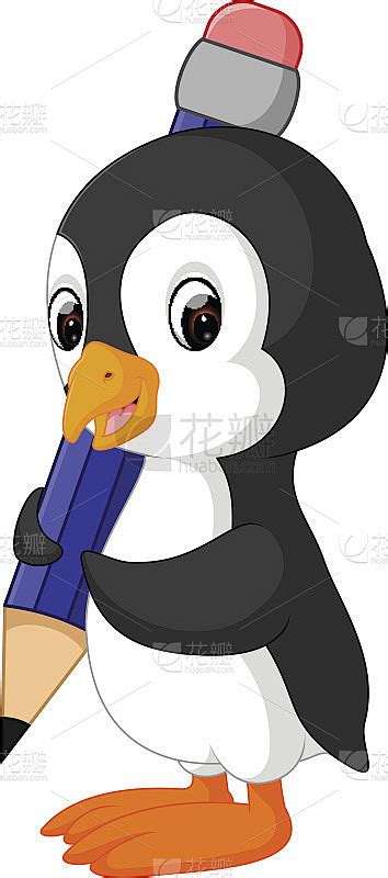卡通可爱的企鹅