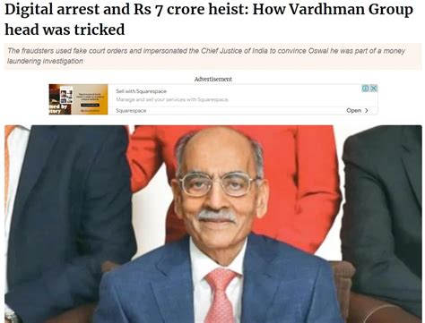 Sp Oswal The 82 Year Old Chairman And Managing Director Of Vardhman