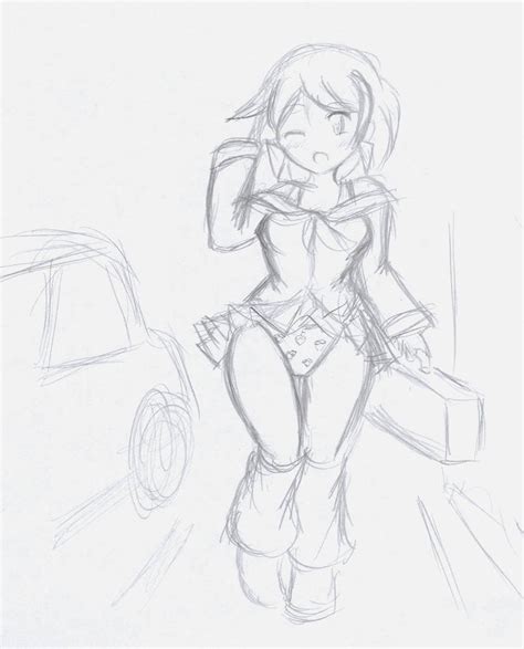 Alice Passing Street Sketch By Xero J On Deviantart