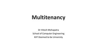Multitenancy In Cloud Computing Architecture PDF