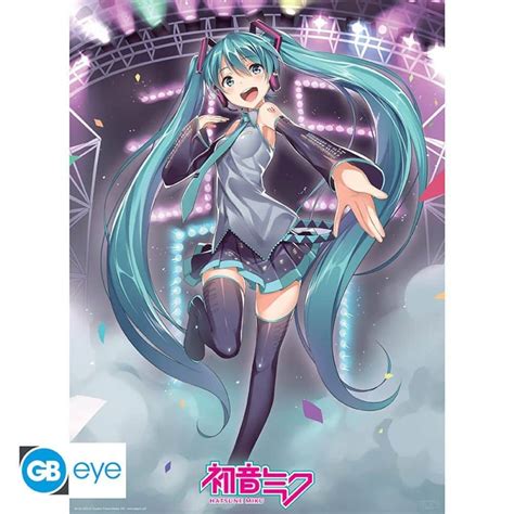 Hatsune Miku Poster Miku Stage 52x38 Place Of Geek