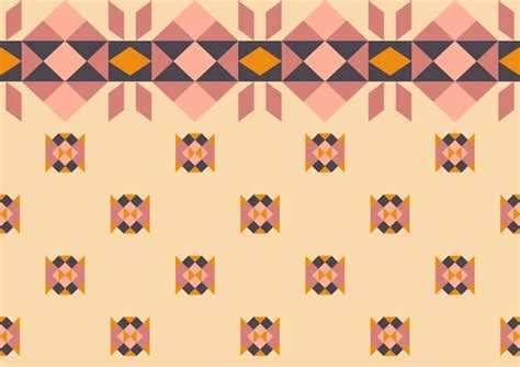 Premium Vector Abstract Ethnic Seamless Pattern Geometric Shape
