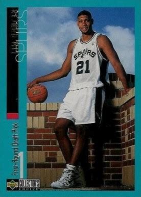 1997 Collectors Choice Draft Trade Tim Duncan 1 Basketball Vcp