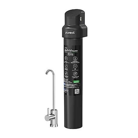 Pureal Hybrid Home Ppu 1700d Under Sink Water Filter System With Faucet 20k Gallons Nsf Ansi