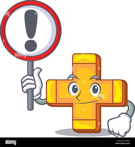 With Sign Character Line Draw Symbol Plus Sign Stock Vector Image And Art