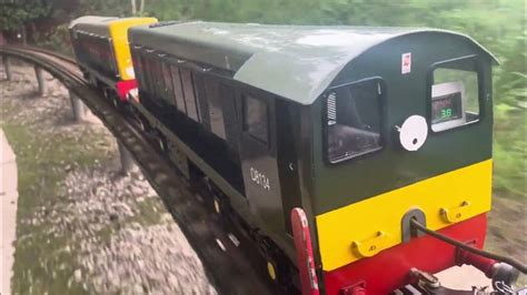 Driving 2 Class20s At Rugely Minature Railway 13724 Youtube