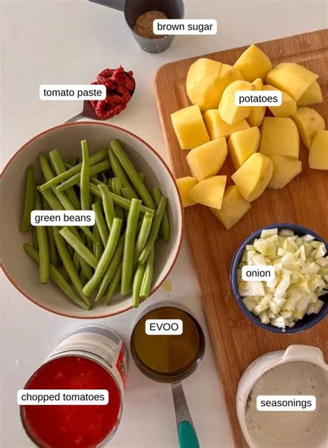 Fasolakia Greek Green Beans By The Forkful