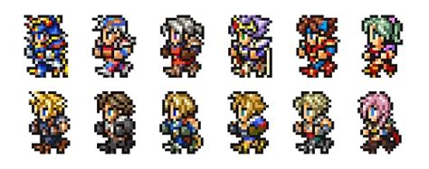 『ファイナルファンタジー レコードキーパー』配信開始記念 「ファイナルファンタジー」制作チーム監修のオリジナルドット絵をプレゼントする