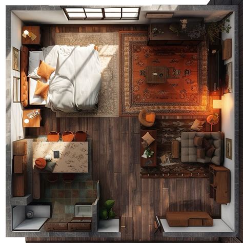 Bedroom Birds Eye View