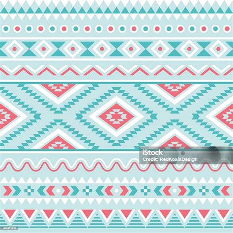 Pink Aztec Background