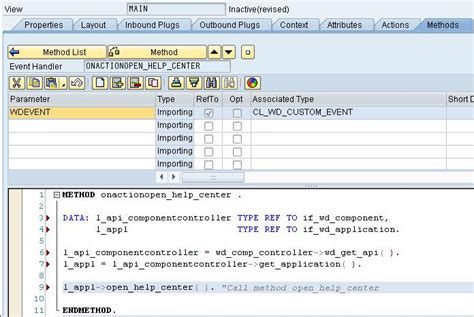 help center usage in webdynpro abap sap community