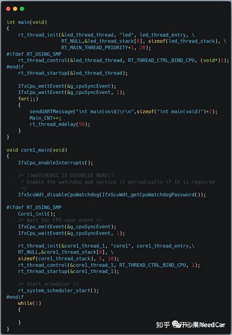 基于tricore架构的rtthread多核实现 知乎