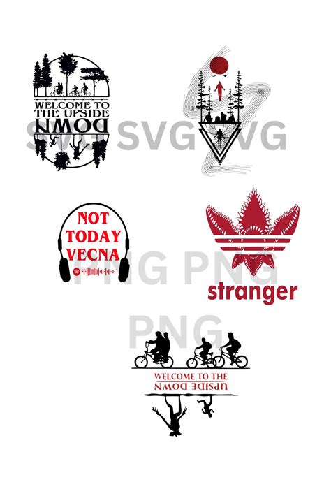Stranger Things Svg Bundle Cricut Svg Png Cut File For Cricut Instant Download Tshirt