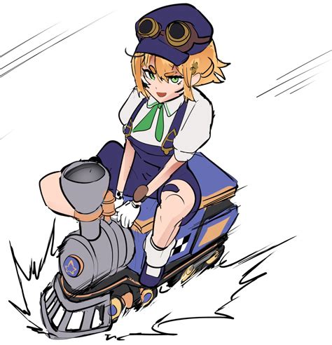 Safebooru Absurdres Blonde Hair Dooby Vtuber Gloves Goggles Green