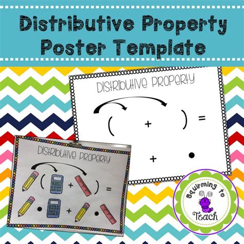 Distributive Property Poster Modern Poster Layouts