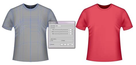How To Create A Vector T Shirt Mockup Template In Adobe Illustrator
