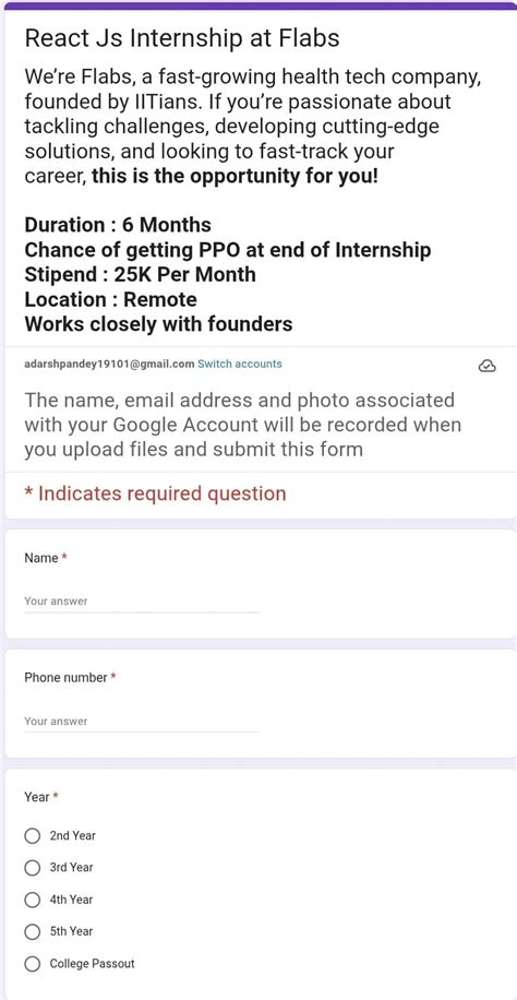 Hiring Hiring Sde Reactjsinternship Intern Remoteinternship