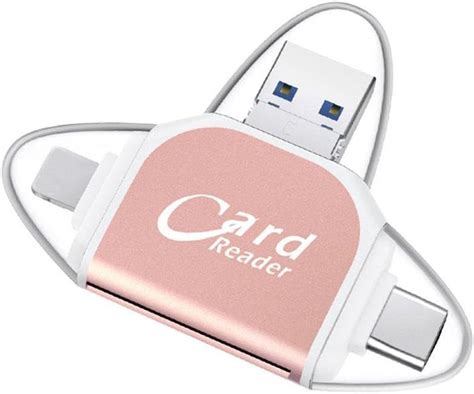 Multi Port 4 In1 Universal Sd Tf Card Reader Usb C Sd Tf Memory Card Reader Hub Adapter 4 In 1