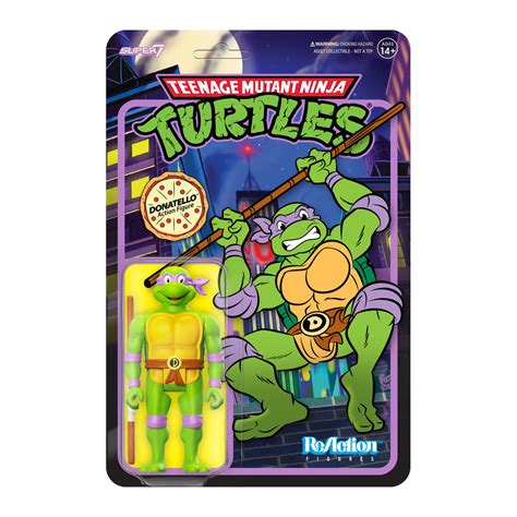 Teenage Mutant Ninja Turtles Reaction Wave 7 Donatello Toon Super7
