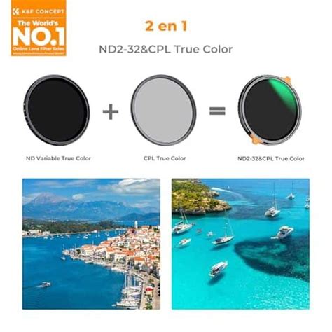 Test Du Filtre Polarisant Kandf Concept 77 Mm Cpl Nd2 Nd32 Variable