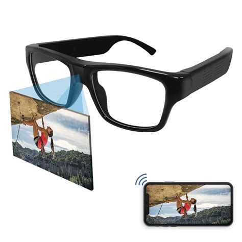 Wifi Camera Glasses With Microphone Battery