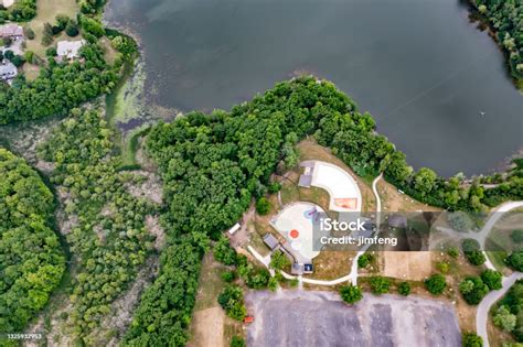 Heart Lake Conservation Park In Brampton At Dusk Ontario Canada Stock