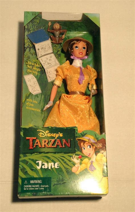 Mattel Disney Tarzan 1999 Jane Doll Sealed Mib New Complete Original
