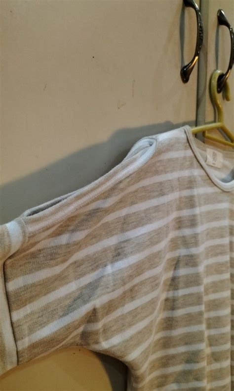 Bayo Stripped Long Sleeves W Cut Outs Womens Fashion Tops Longsleeves On Carousell