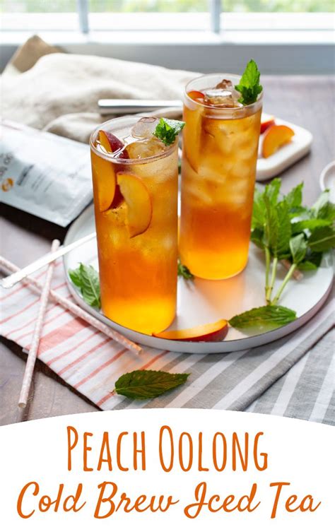Iced Peach Oolong Tea At Sybil Downing Blog