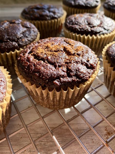 Healthy Chocolate Banana Muffins No Sugar Gluten Free Bake It Paleo