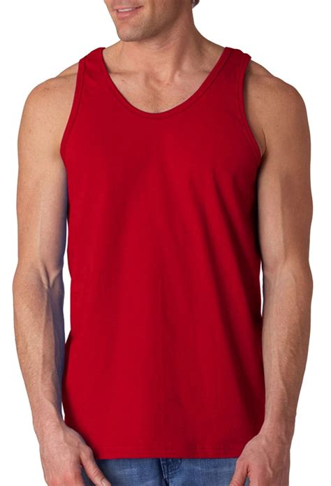 Gildan 2200 Easyfit Mens Tank Top Red 3x Large