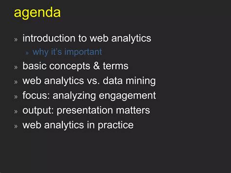 Web Analytics Concepts And Theories Pptx