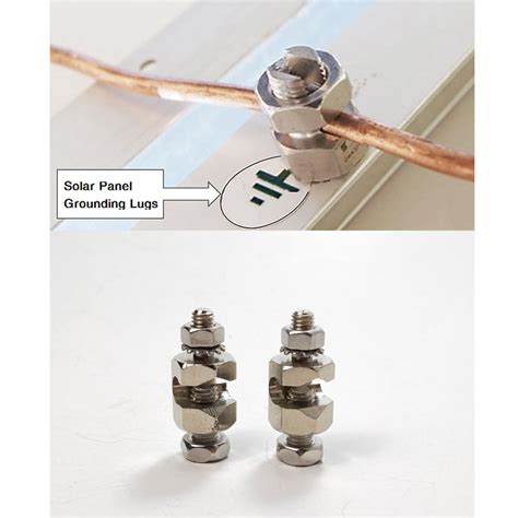 Pv Module Grounding Lugs For Solar Panel Earthing