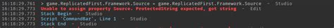 Setting A Property With A Long String Now Outputs A Indescriptive Error