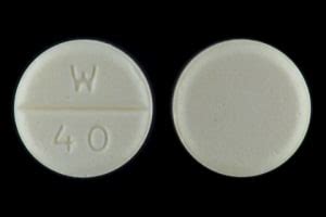 Pill Finder W 40 Yellow Round