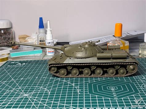 [田宫 35211] 1 35 Js 3重型坦克 素组欣赏 静态模型爱好者 致力于打造最全的模型评测网站