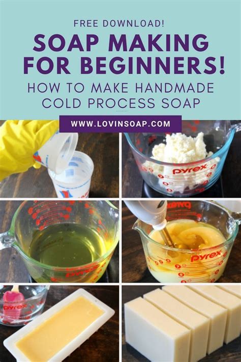 Free 26 Page Handmade Cold Process Soap Ebook For Beginners Learn How
