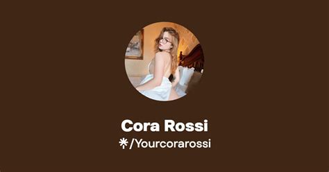 Cora Rossi Official Tiktok Instagram Linktree