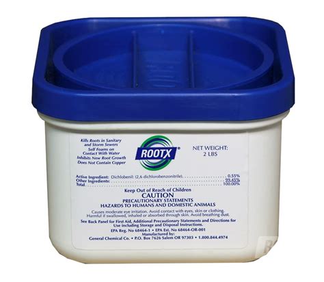 Rootx 2 Lb Jar Foaming Root Control For Sewer Lines And Septic