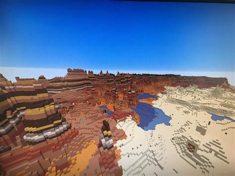 Heres An Eroded Badlands Seed With A Desert Temple R Minecraftseeds