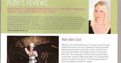 Ruby Snape Ruby Snape Writer Recent Culture Review Page In London PA Magazine S Winter Edition