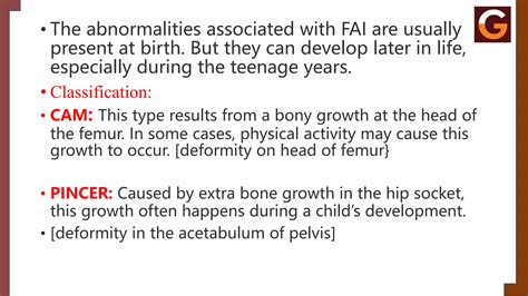 Definition Of Femoroacetabular Impingementpptx