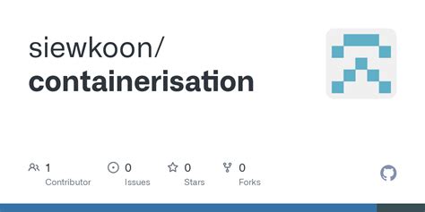 Github Siewkoon Containerisation