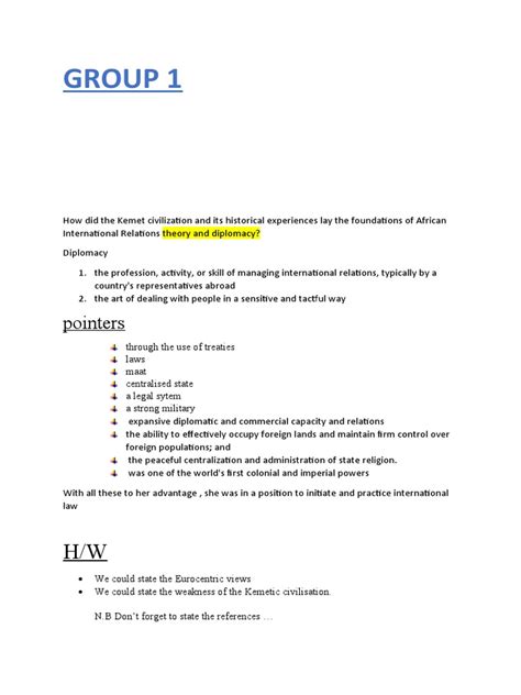 Group 1 Presentation Pdf Hittites Global Politics