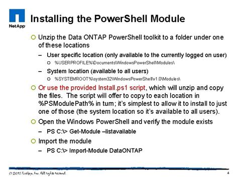 Getting Started With The Data Ontap Power Shell