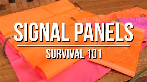 Survival Signal Panels Youtube