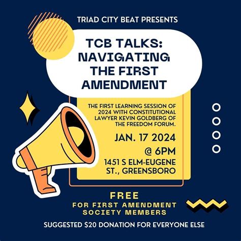 Tcb To Host First Amendment Event On Jan 17 Rtriadcitybeat