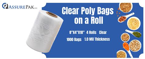 Retail Bags Direct Ldpe Clear Poly Bags On A Roll 1000